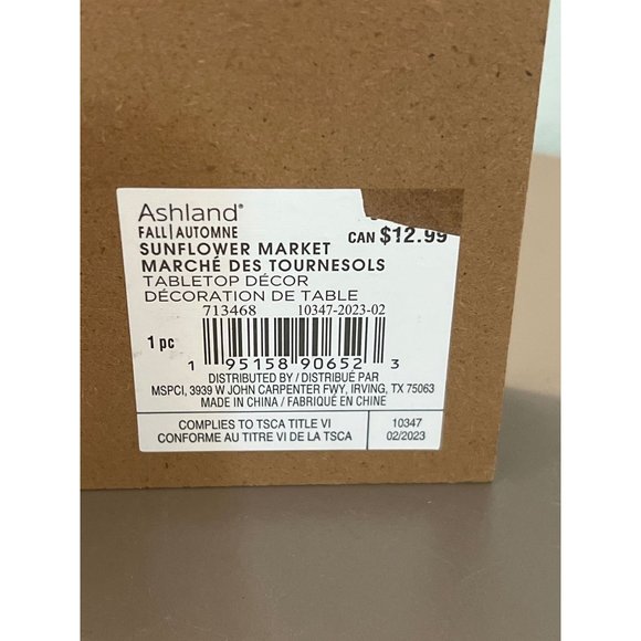 Ashland | Art | Ashland Sunflower Market Wood Tabletop Decor Sign ...